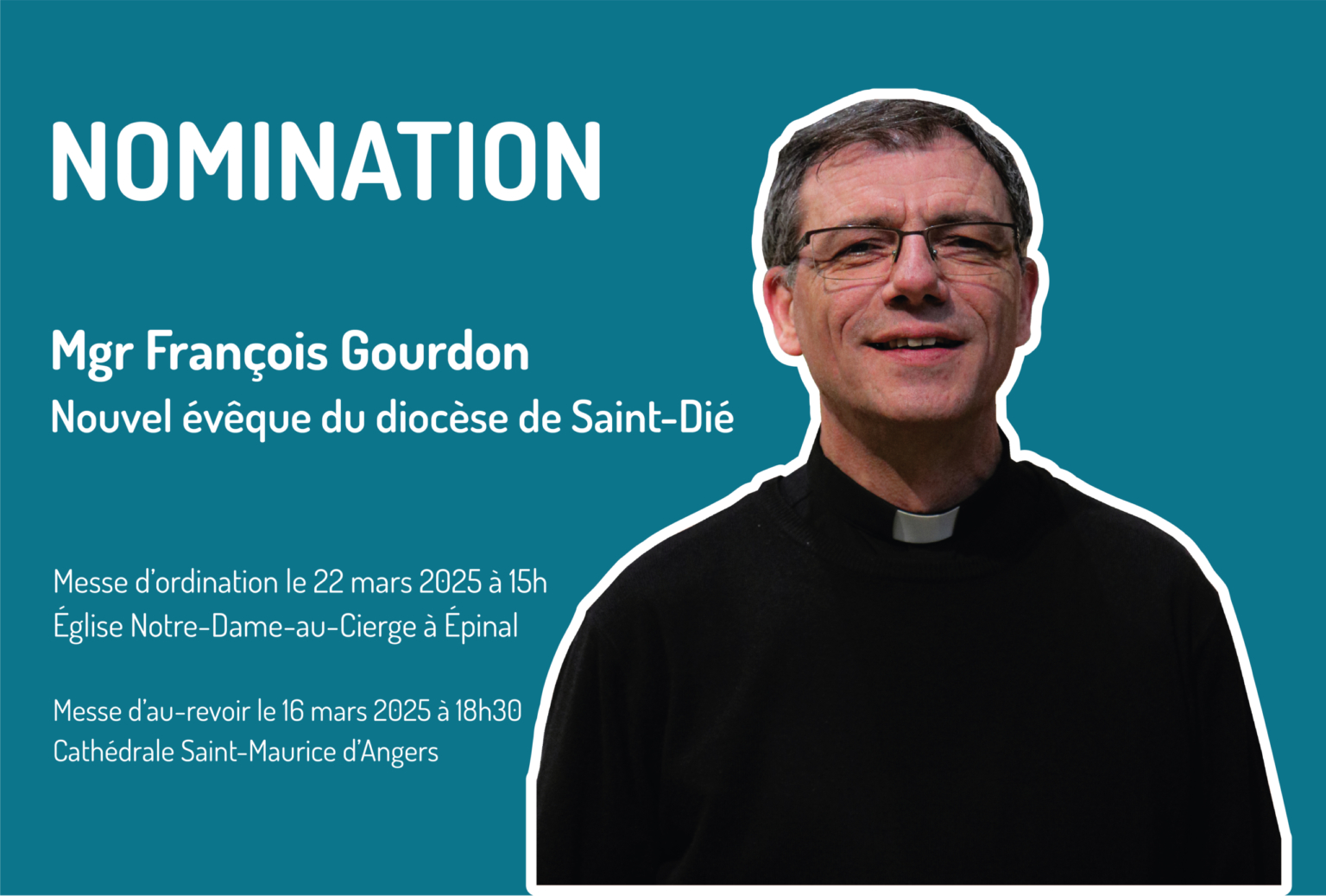 Ordination Mgr François Gourdon, évêque de Saint-Dié - Paroisse Saint ...